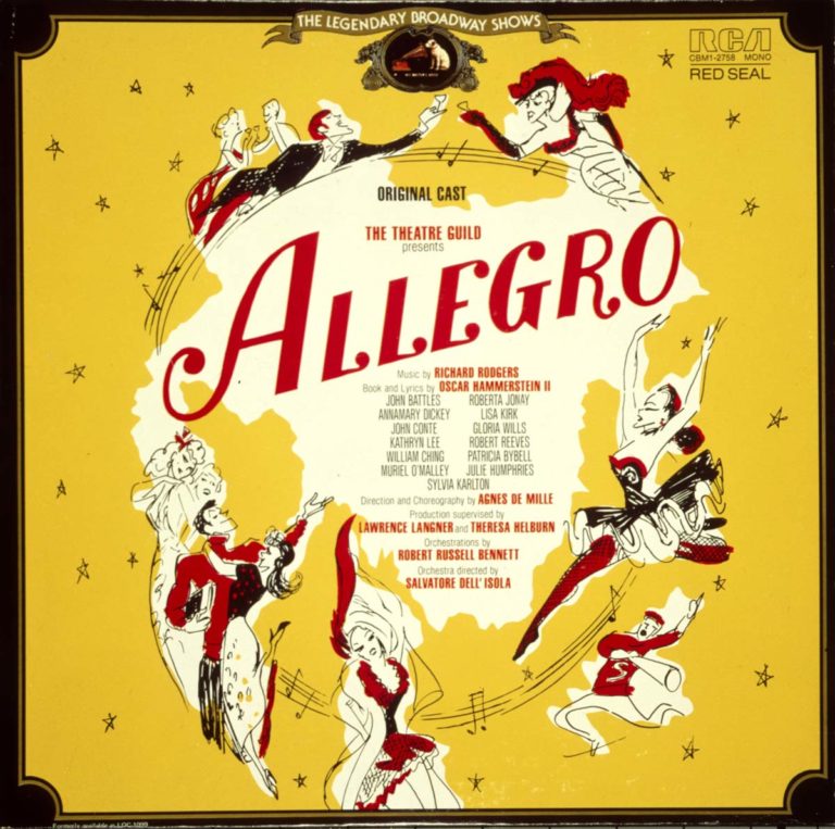 Allegro - 1947 Original Broadway Production Record - Rodgers & Hammerstein
